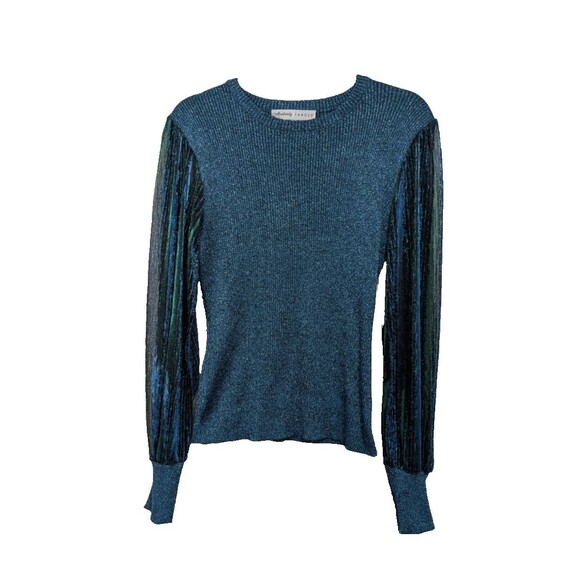 Absolutely Famous | Sweaters | Absolutely Famous Large Blue Green Shiny ...